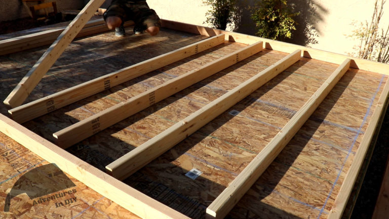 Building A Modern Shed – Part 4 – Framing the Walls – Adventures In DIY