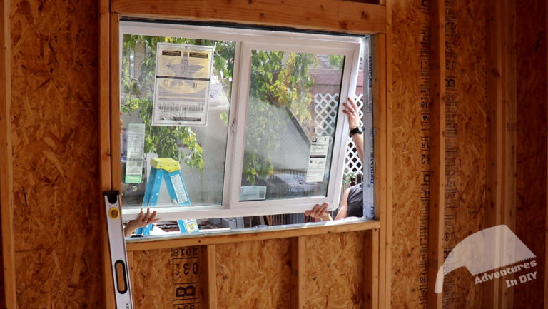 Building a Modern Shed – Part 11 – Installing the Windows – Adventures ...