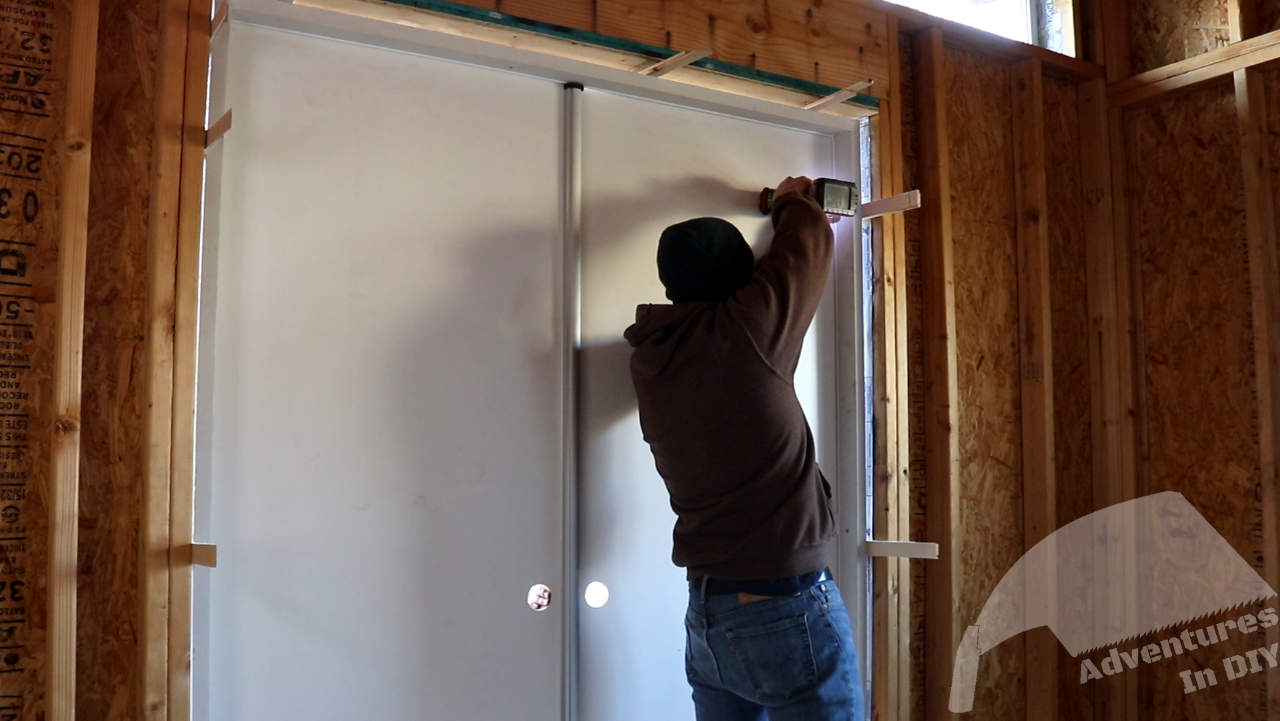Building A Modern Shed – Part 12 – Installing the Doors – Adventures In DIY