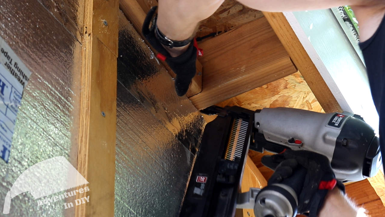 Building A Modern Shed – Part 13 – Installing Shiplap on the Soffit ...